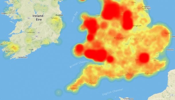 Japanese Knotweed UK Heat Map | Environet